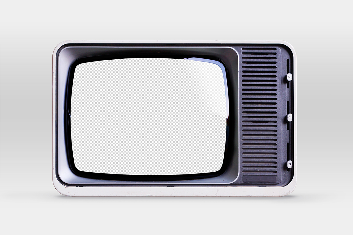 Old TV Mockup PSD