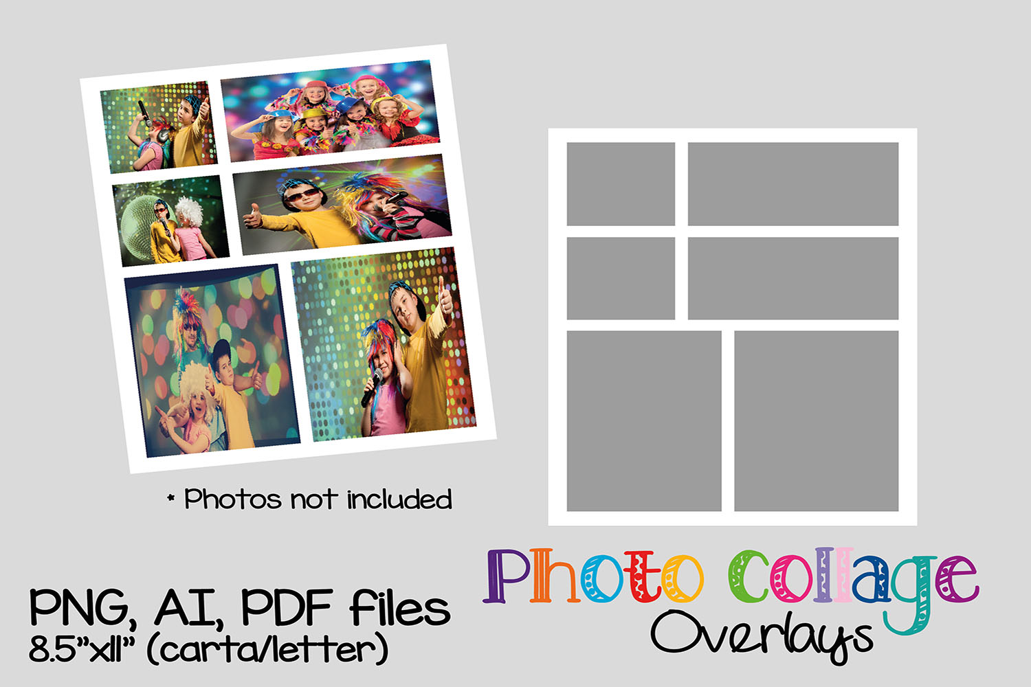 15 Photo collage templates bundle