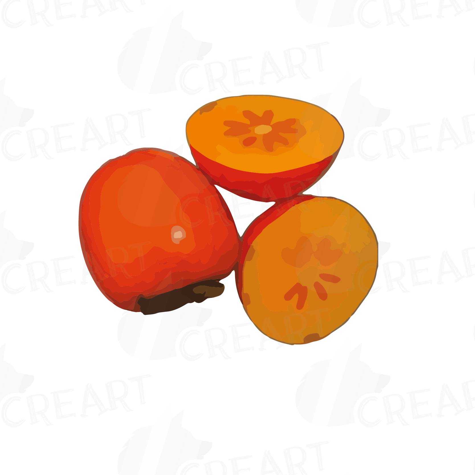 Watercolor exotic fruits clip art pack, exotic watercolor tropical clip ...