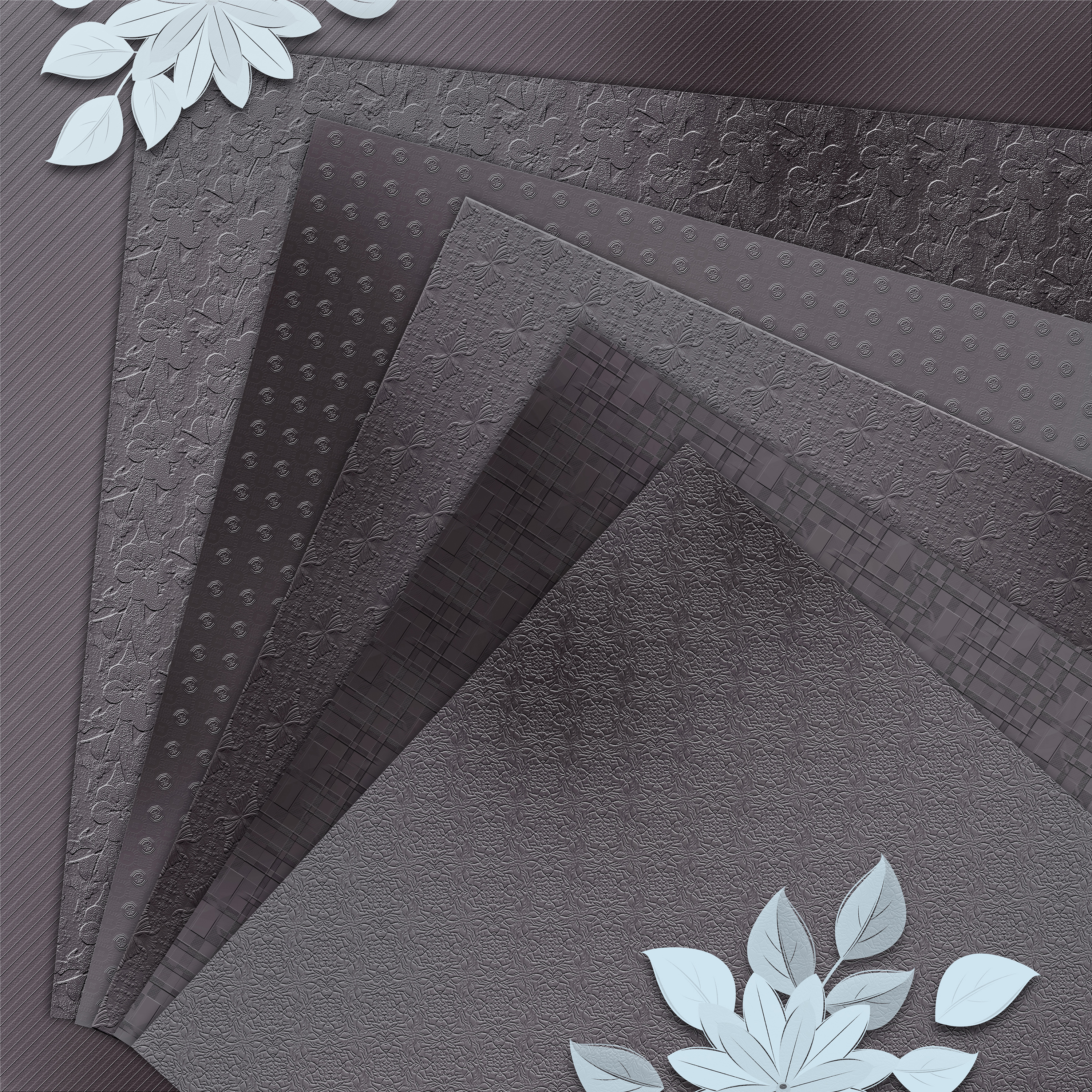 Dark gray abstract metallic textures