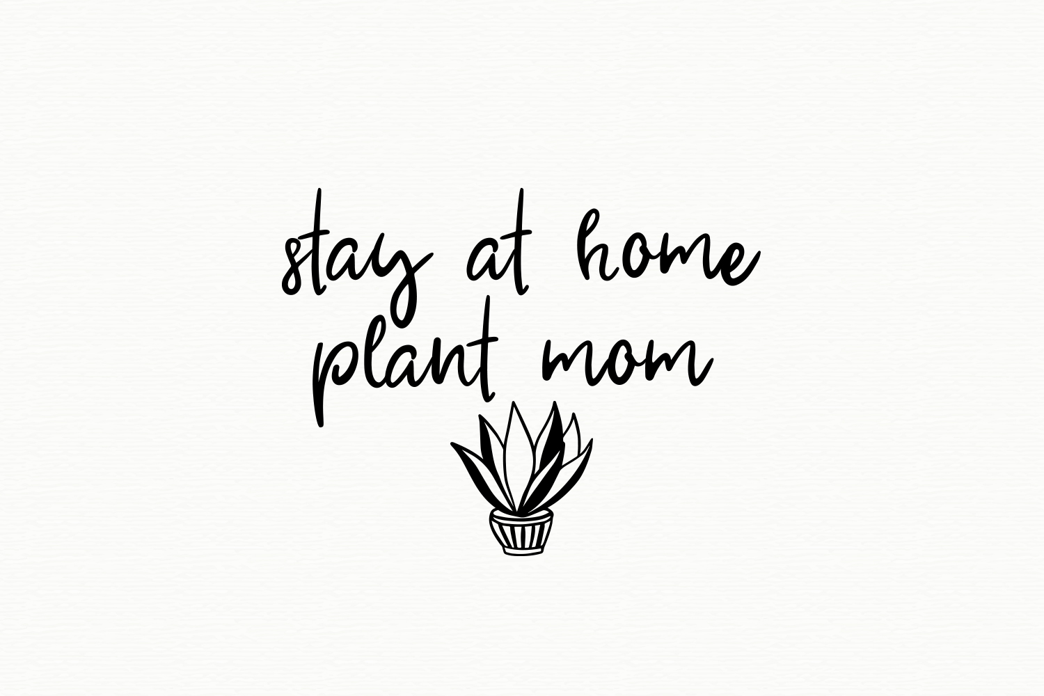 Plant Mom Font & Doodles