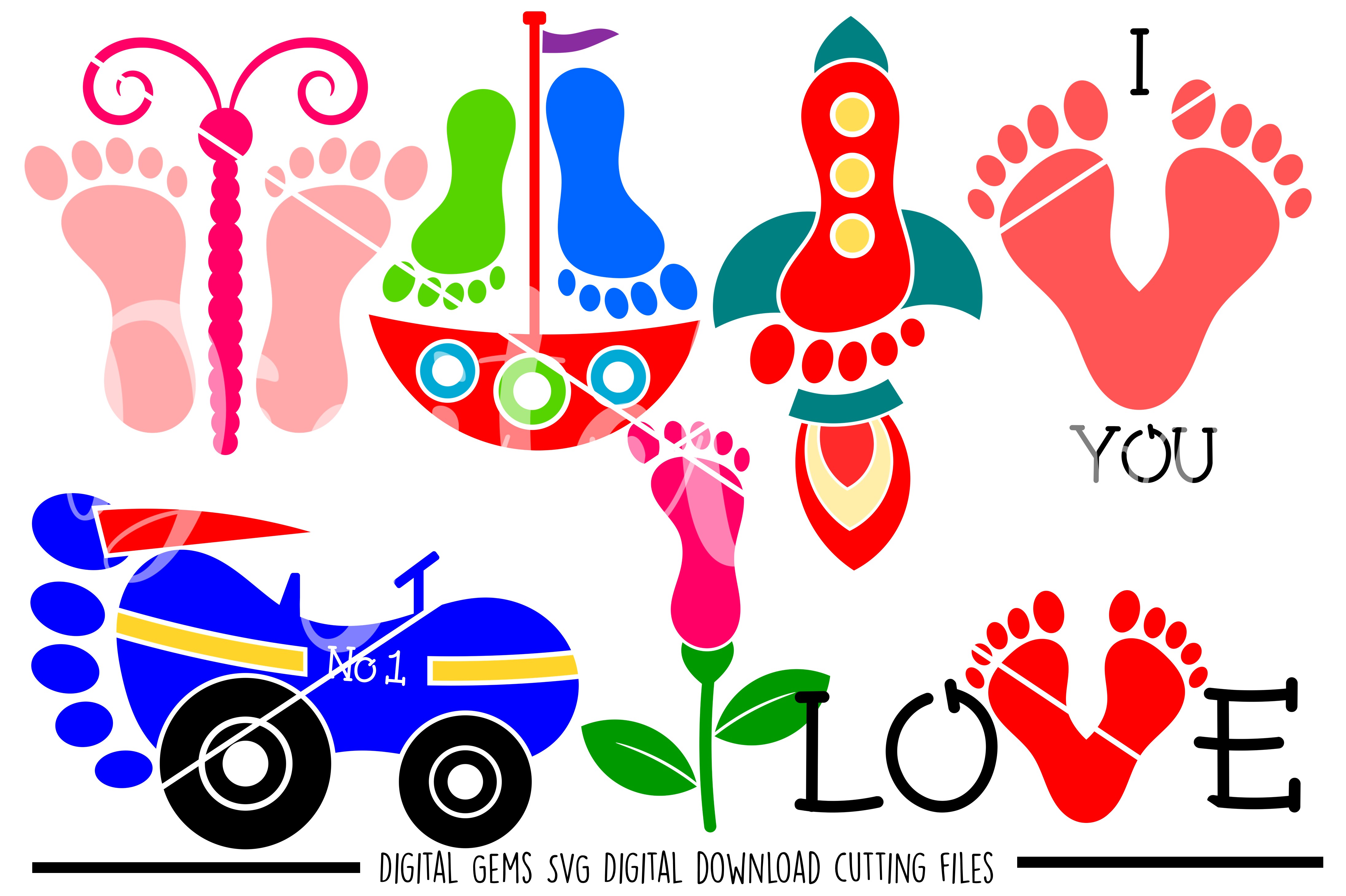 footprint SVG / PNG / EPS / DXF files