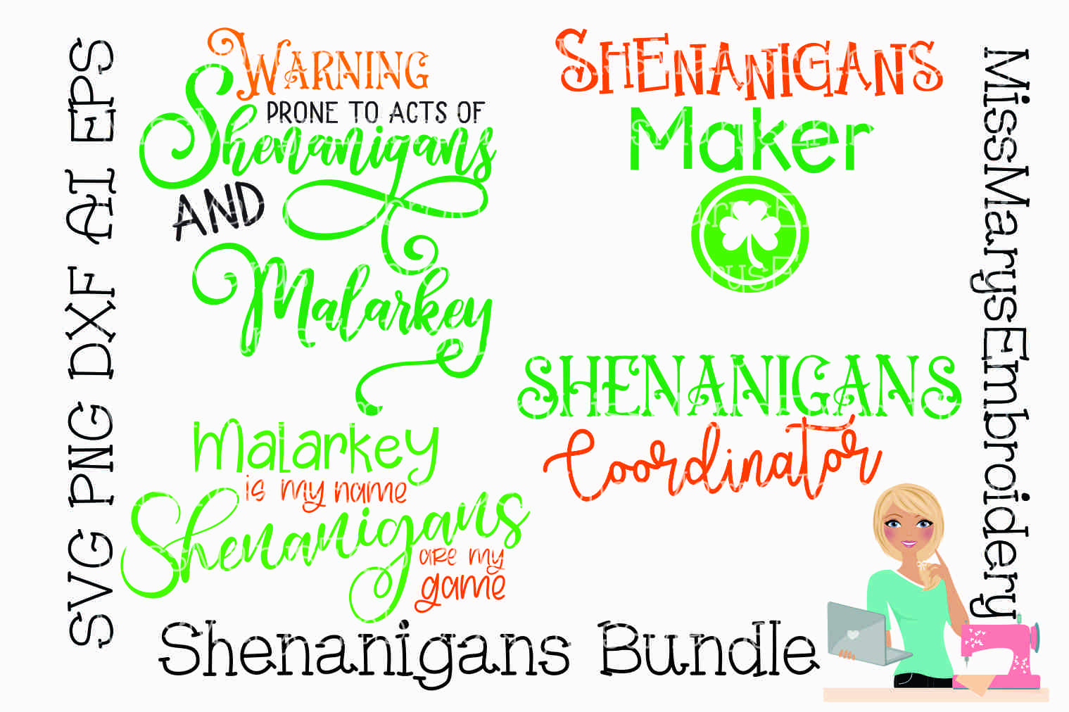Shenanigans SVG Bundle | St. Patrick's Day SVG | Shenanigans (499447 ...