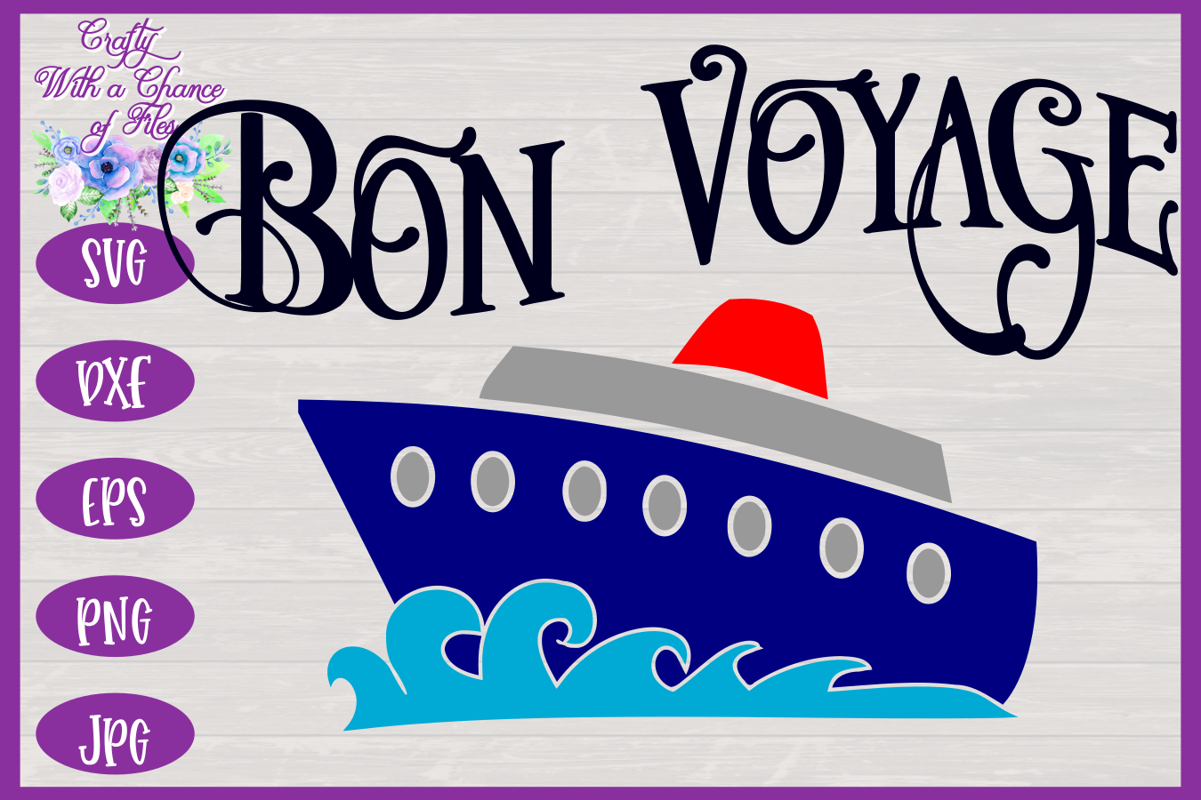 Cruise SVG | Bon Voyage SVG | Cruise Shirt SVG | Vacation