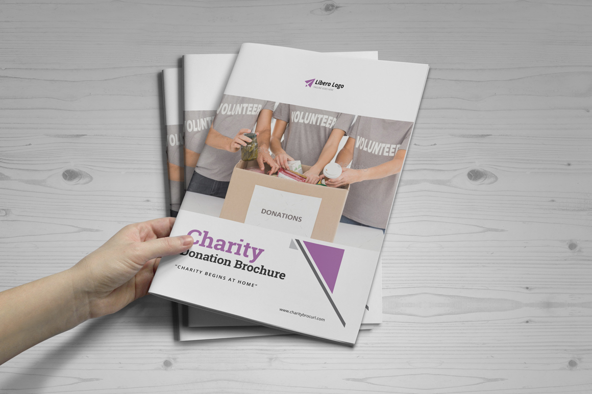 Charity Volunteer Donation Brochure (161433) | Brochures | Design Bundles