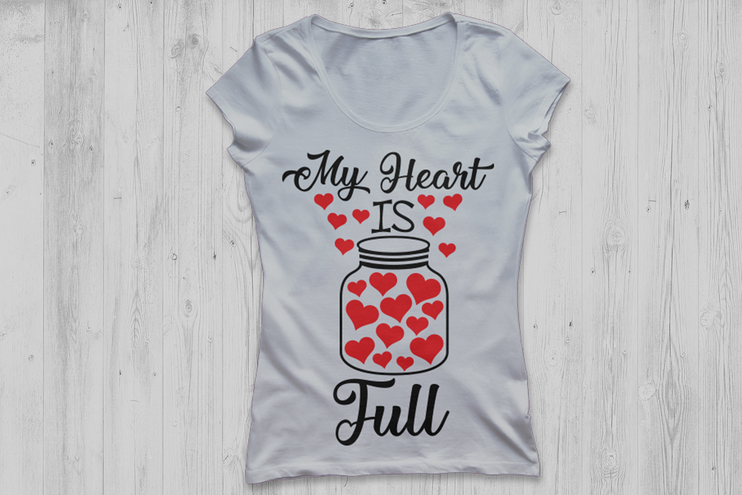 my heart is full svg, valentine's day svg, heart svg, love. (195232 ...