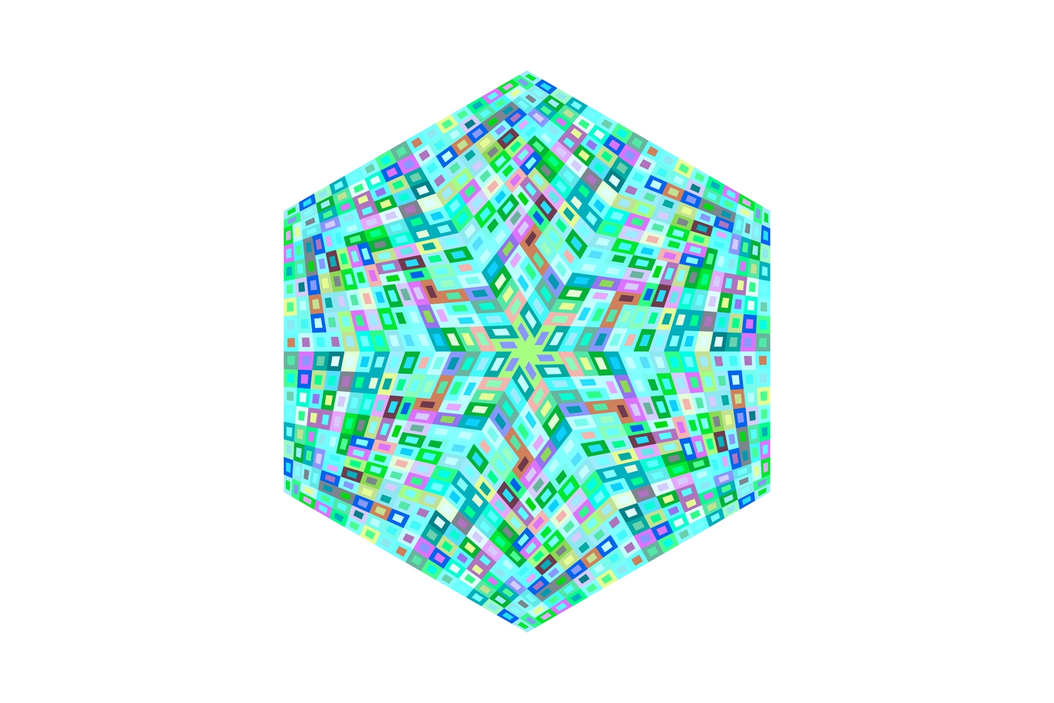 6 Mosaic Pattern Polygons (329926) | Decorations | Design Bundles