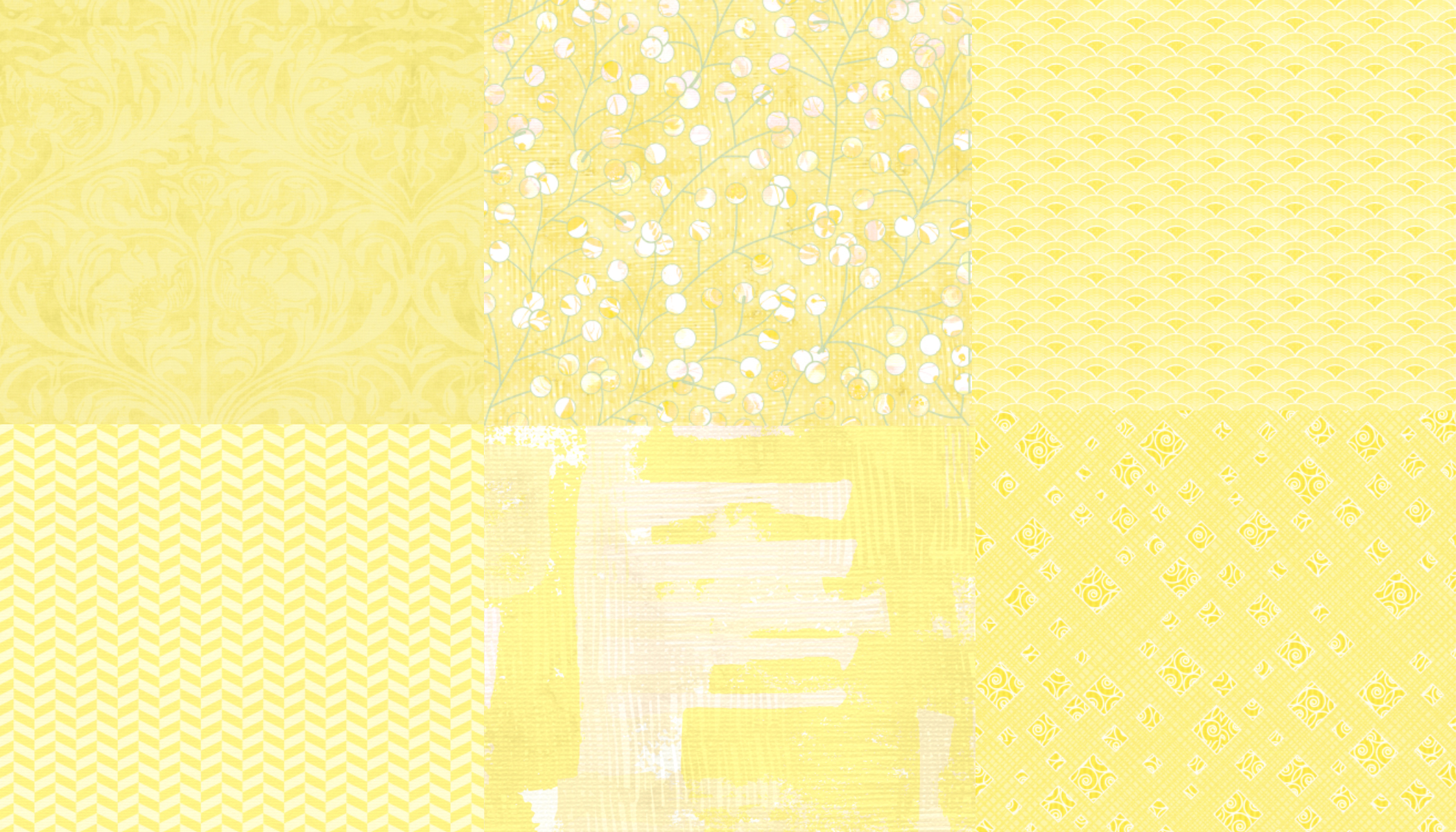 Fresh & Fun Yellow Scrapbook Digital Paper Pack 18 (102183 ...