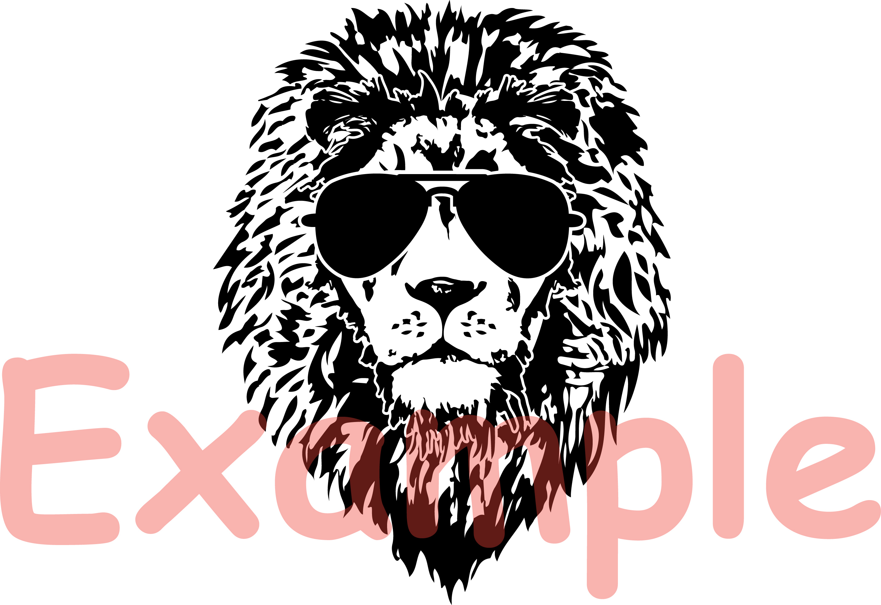 Lion Head glasses SVG 854s (102001) | SVGs | Design Bundles