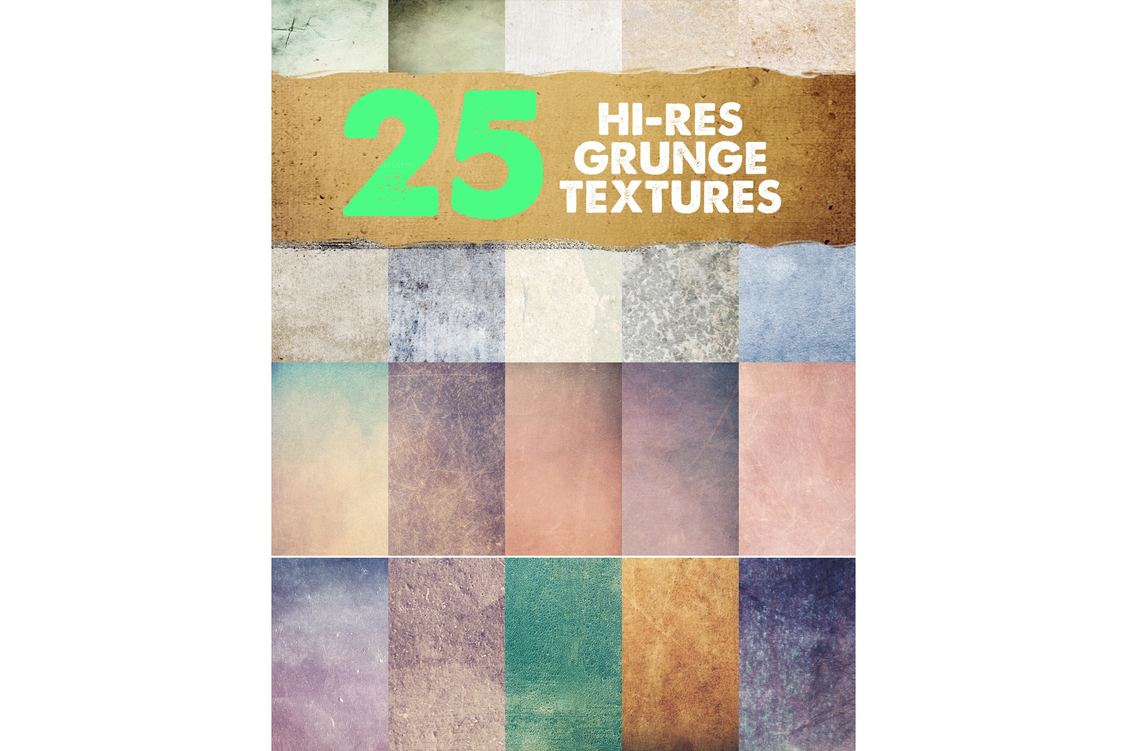 57 Essential Grunge Textures Pack