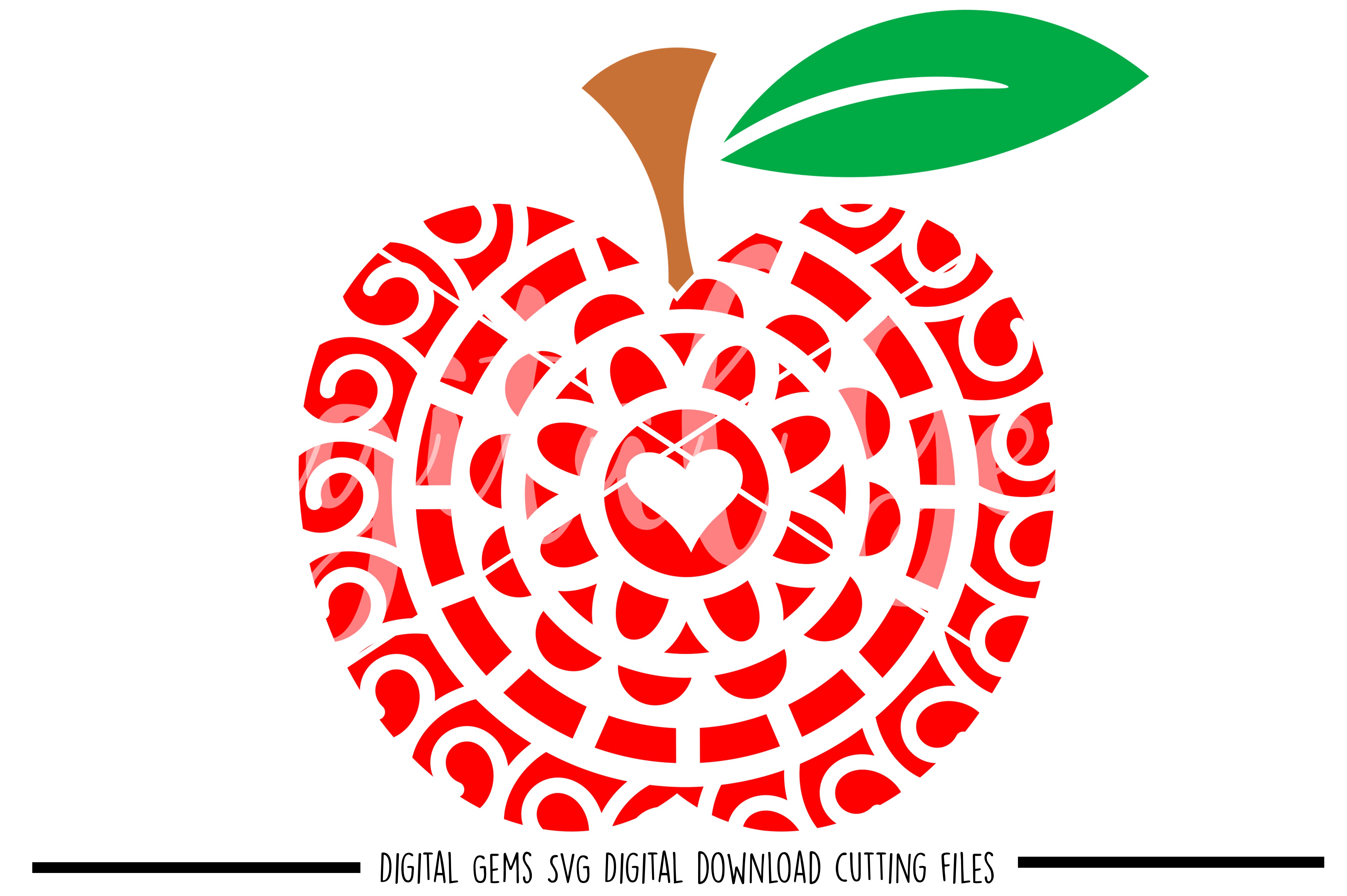 Apple SVG / DXF / EPS / PNG files (95996) | SVGs | Design Bundles