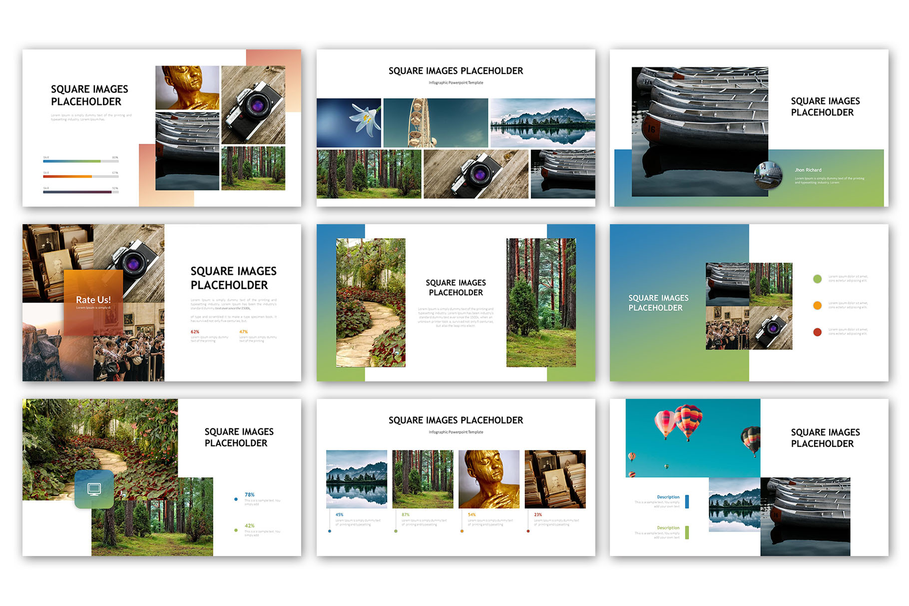 Square Placeholder Presentation