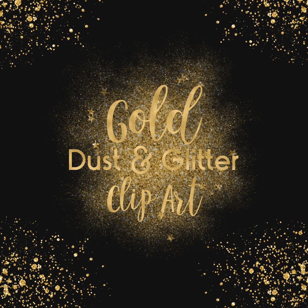 Gold Dust & Glitter Clip Art
