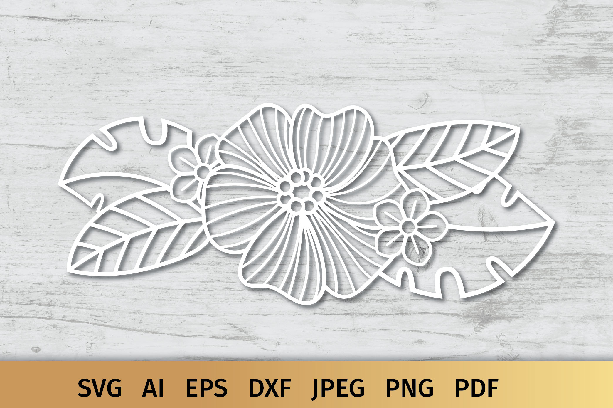 Flowers SVG, Floral bouquet SVG