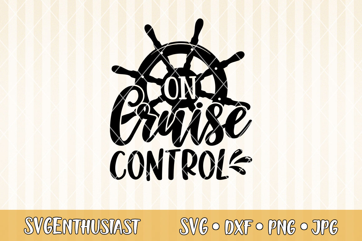 On cruise control SVG cut file