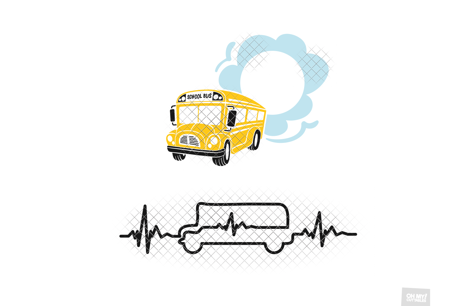 School Bus SVG Driver in SVG, DXF, PNG, EPS, JPG (295424) | Cut Files ...