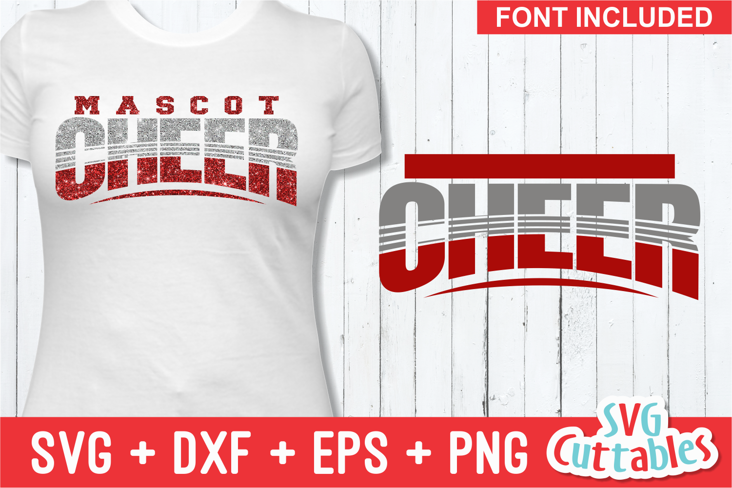 Cheer Template 0029 SVG Cut File