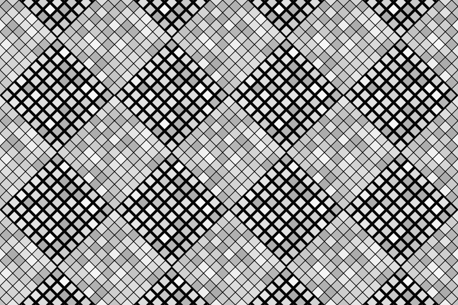 24 Seamless Grey Square Patterns