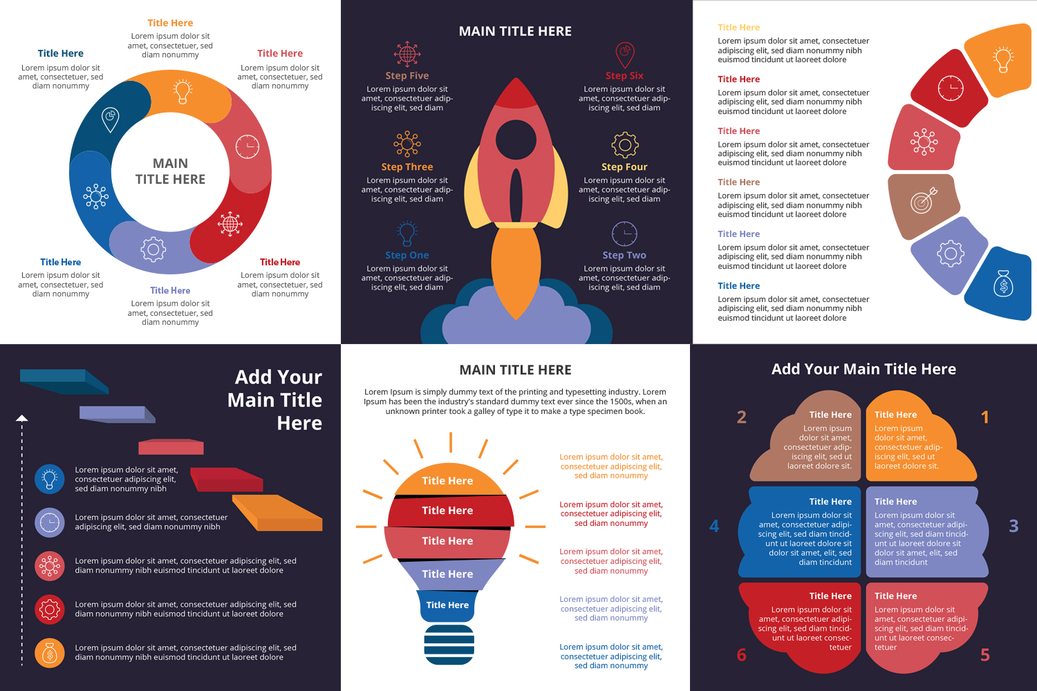 Flat Infographics Volume 01