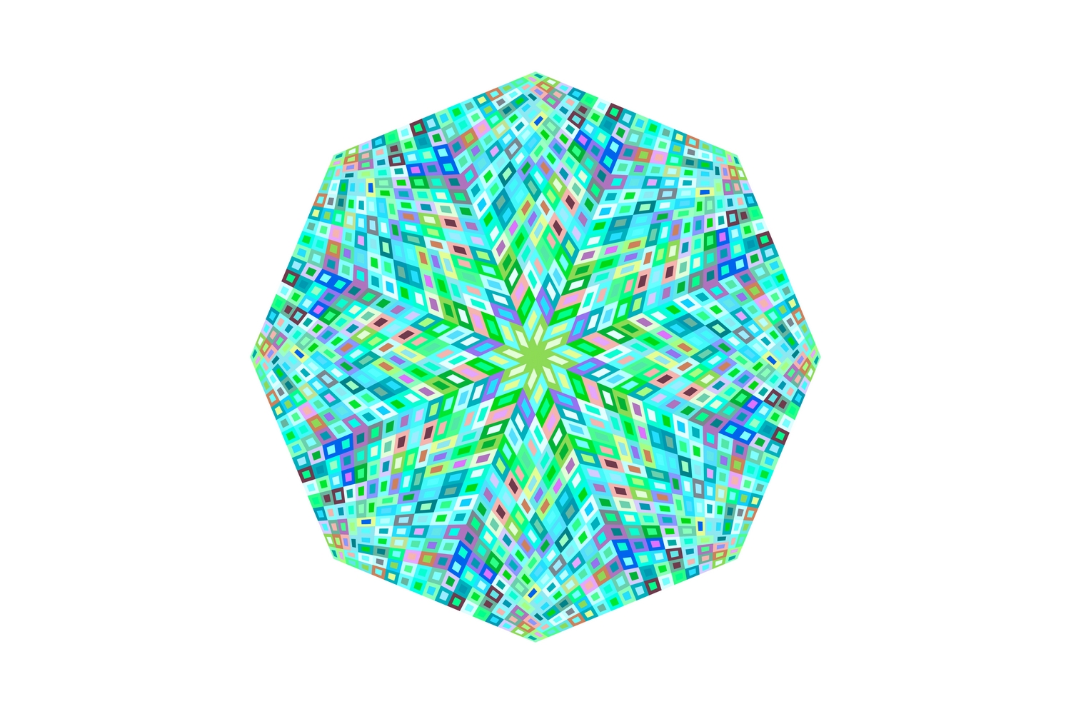 6 Mosaic Pattern Polygons (329926) | Decorations | Design Bundles