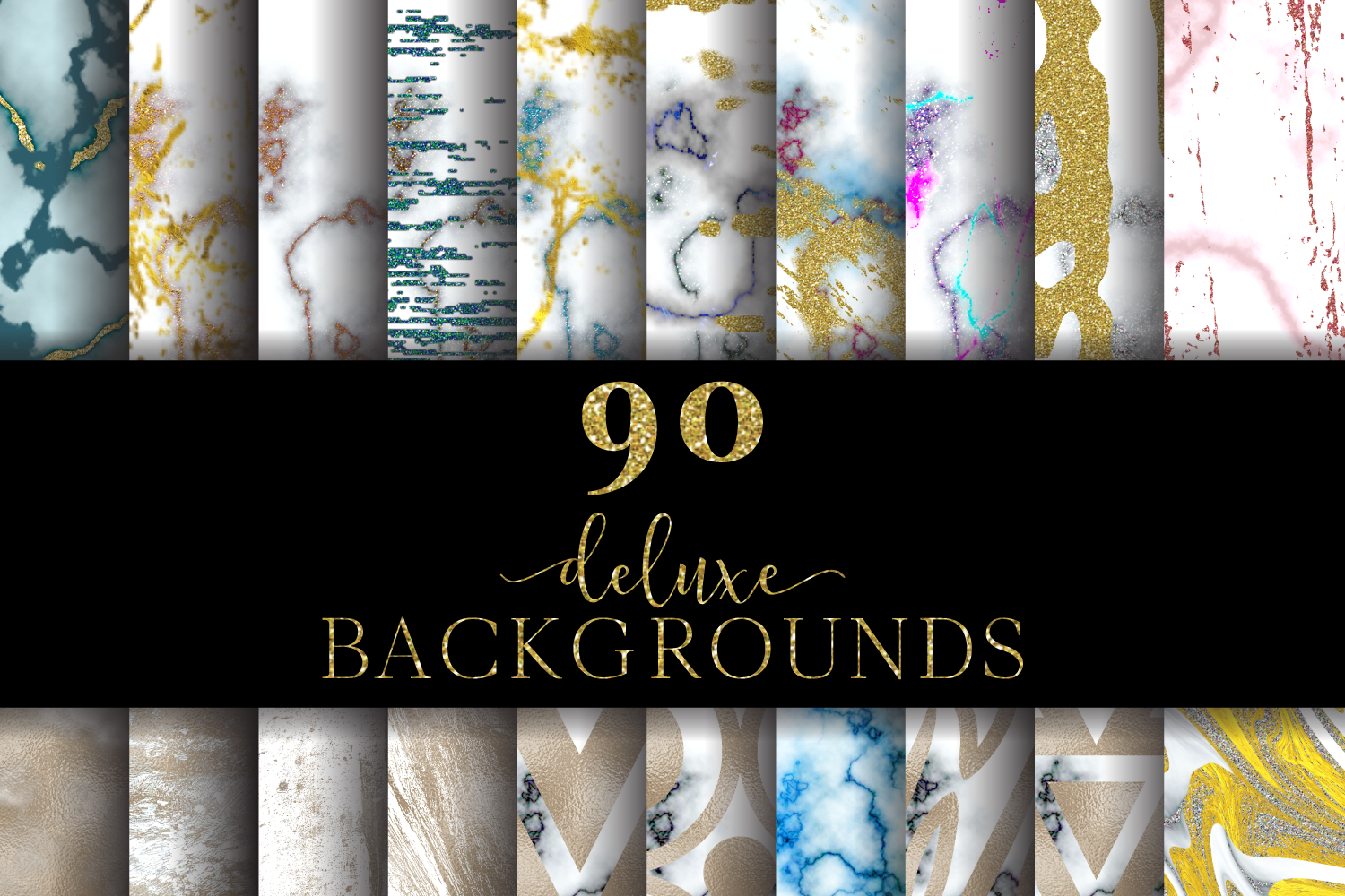 90 Deluxe Backgrounds Digital Paper (50788) | Backgrounds | Design Bundles