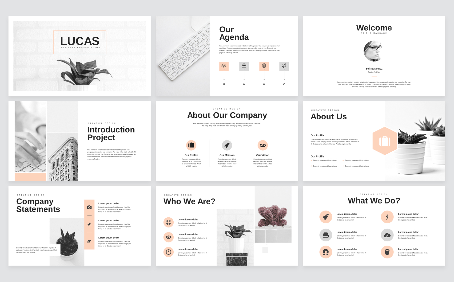 Minimalist Google Slides Template Printable Word Searches