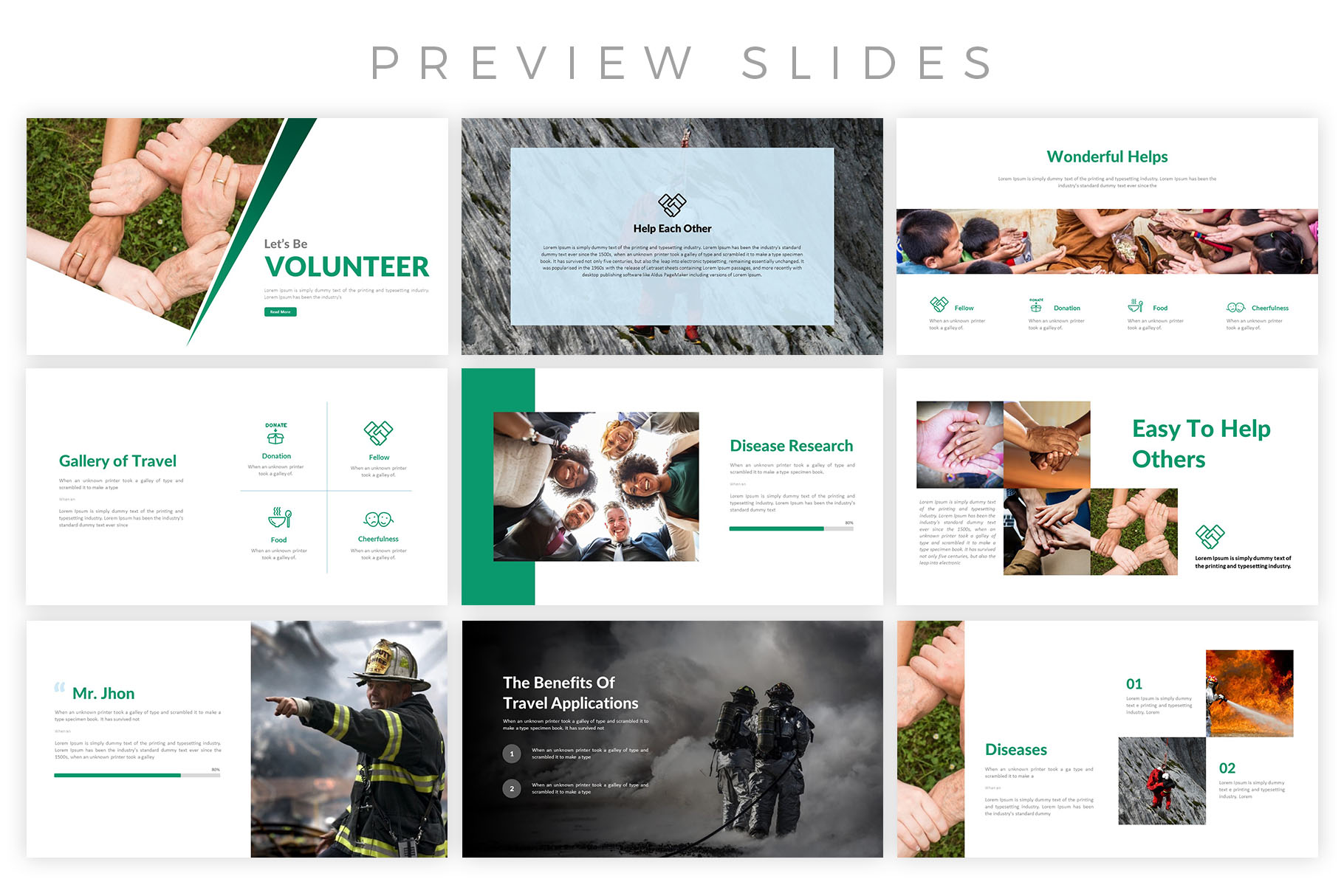 Volunteer Presentation Template