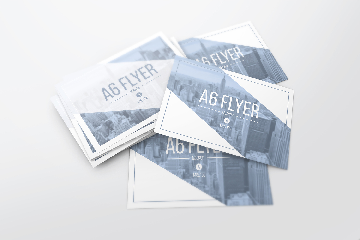 A6 Flyer Mockups