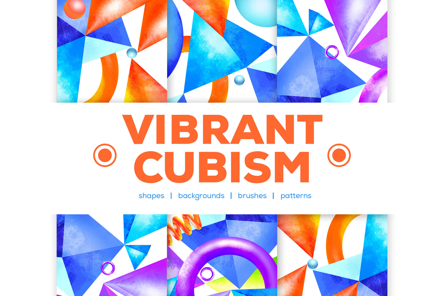 VIBRANT CUBISM - Abstract Geometry