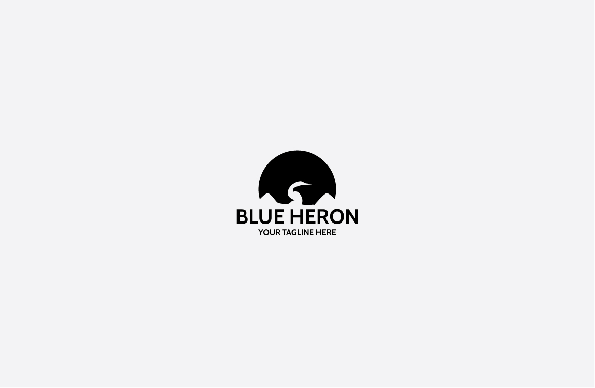 BLUE HERON LOGO