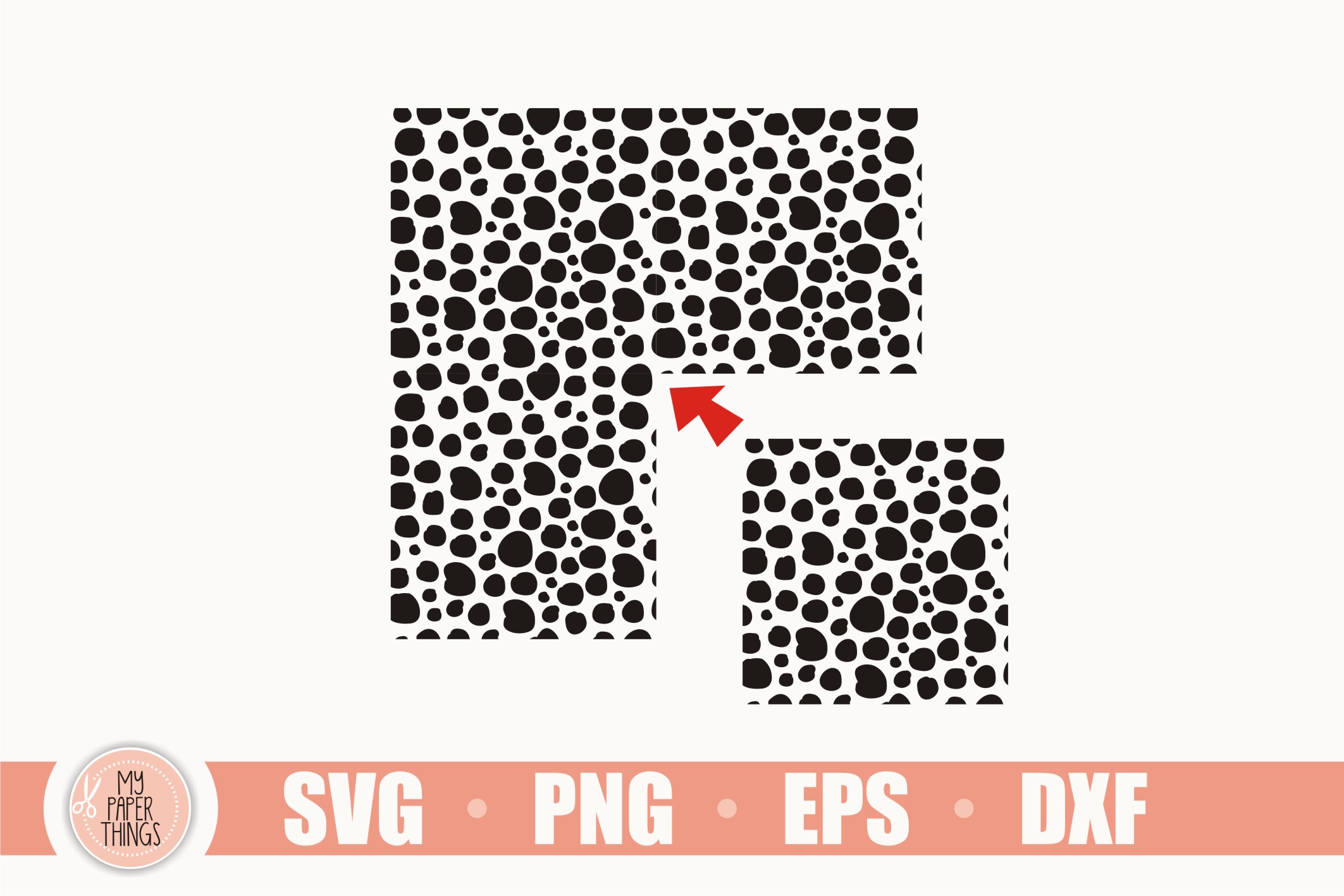 Hand drawn pebble svg, Seamless Pattern SVG
