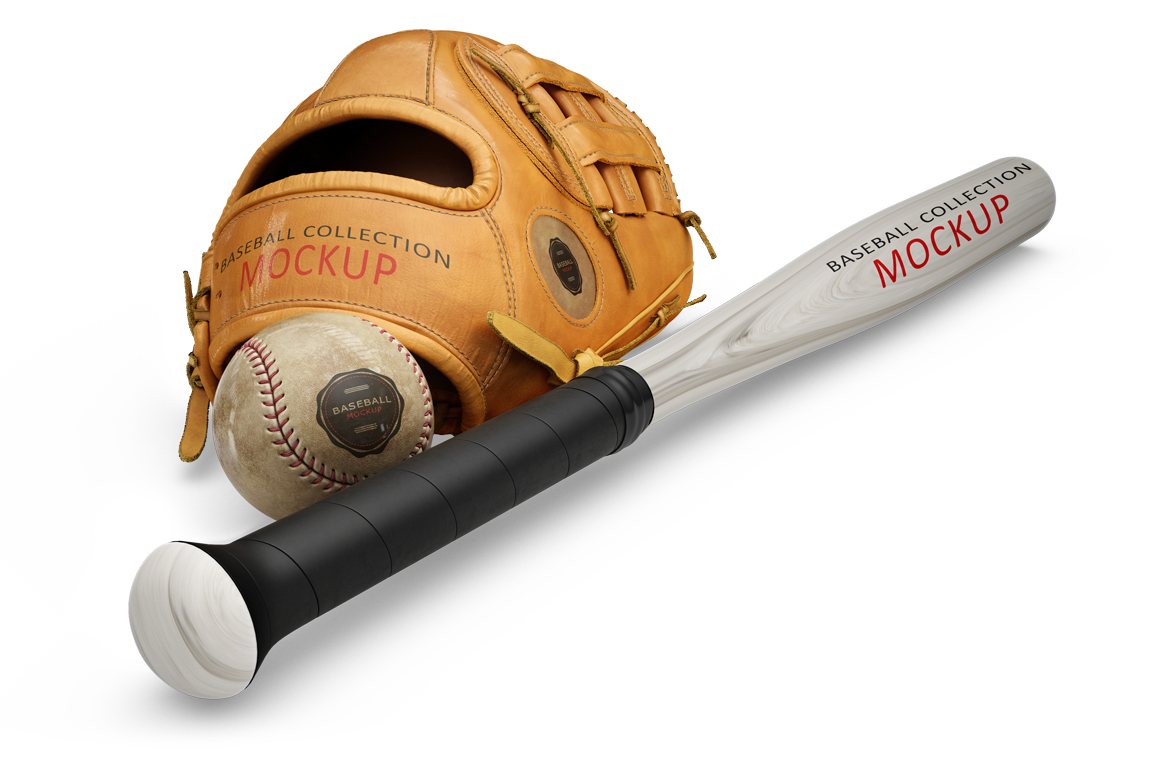 Baseball Collection Mockup (48057) | Mock Ups | Design Bundles