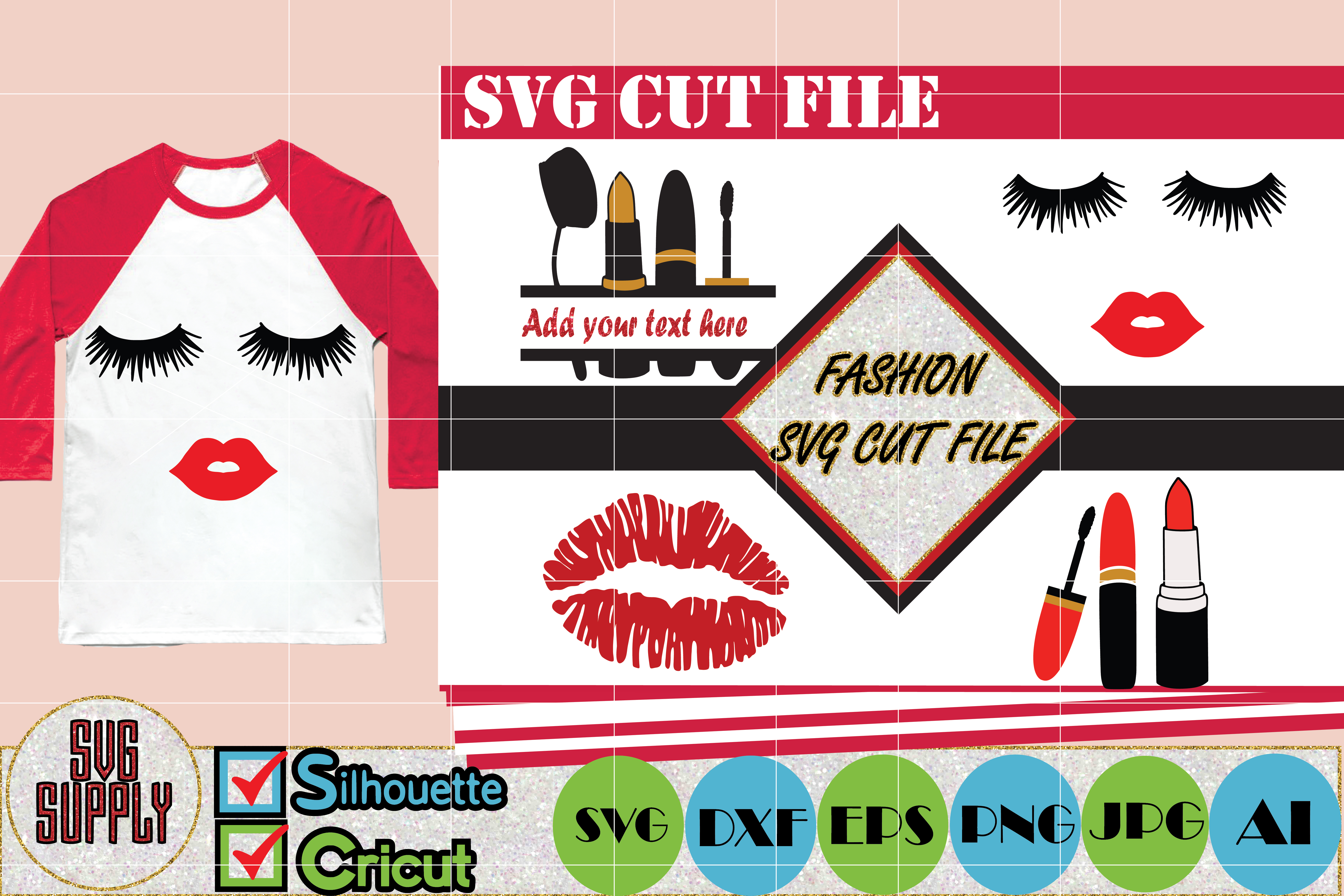 Fashion SVG Cut File (91858) | Cut Files | Design Bundles