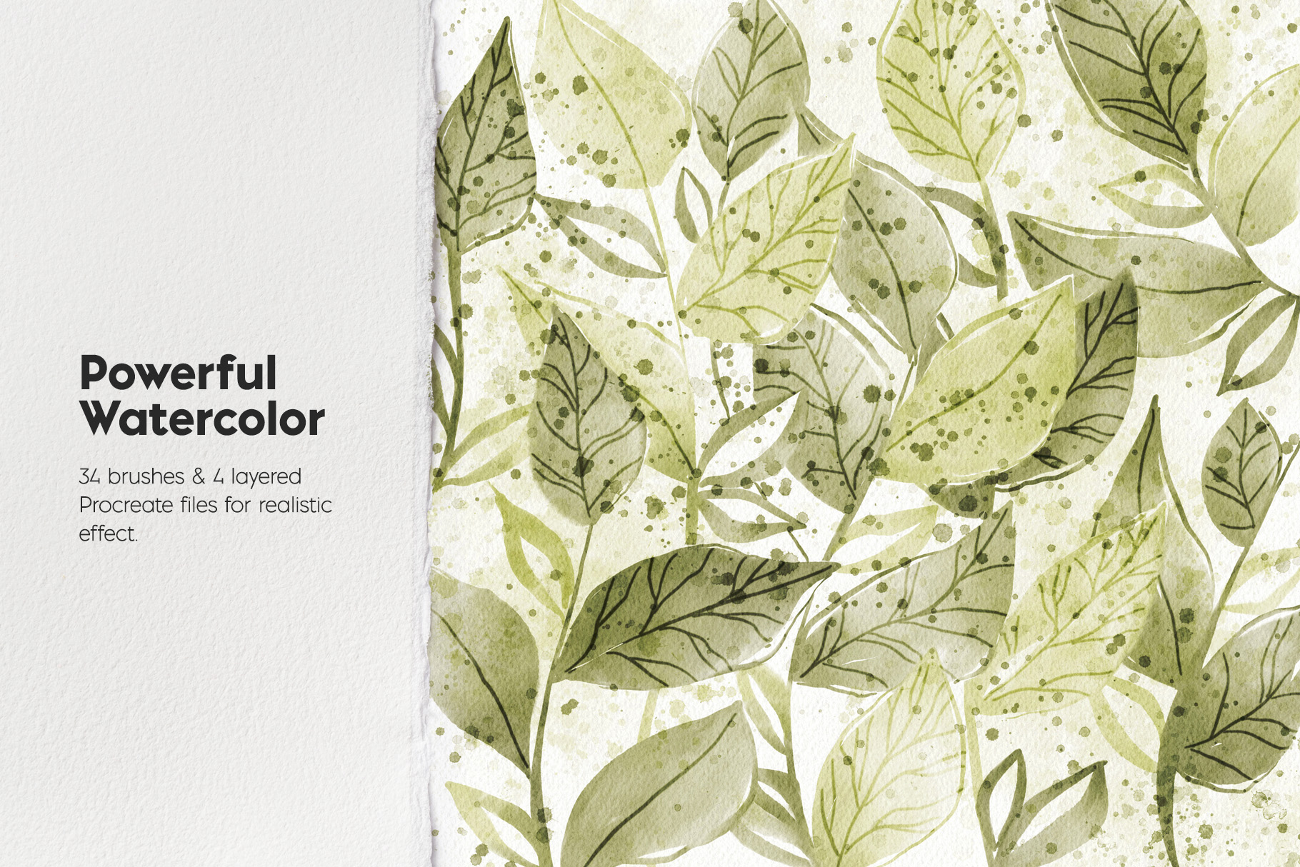 Powerful Watercolor Kit for Procreate