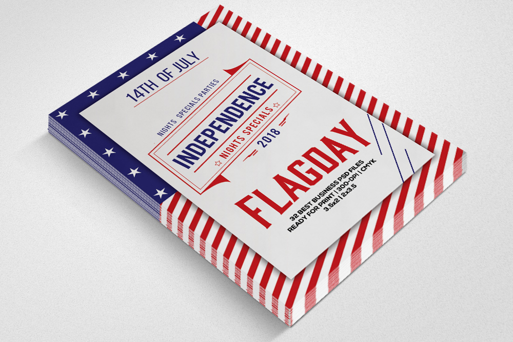 American Flag Day Flyer