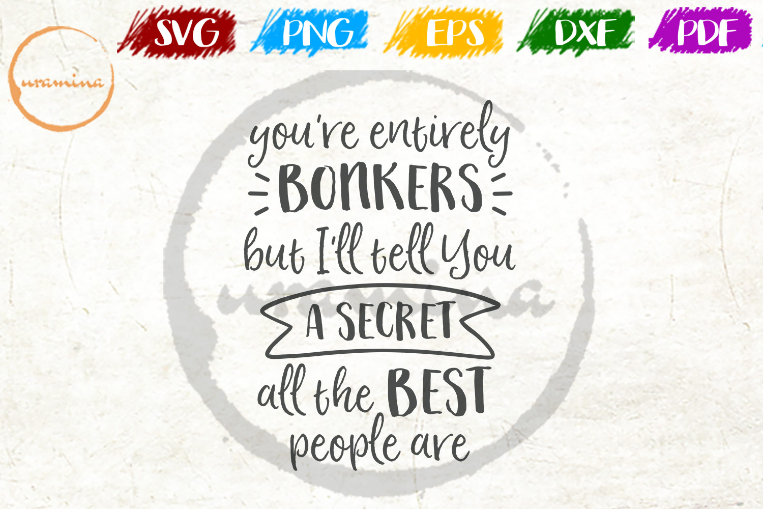 You're Entirely Bonkers But I Will Kids Playroom Quote Art (522033 ...