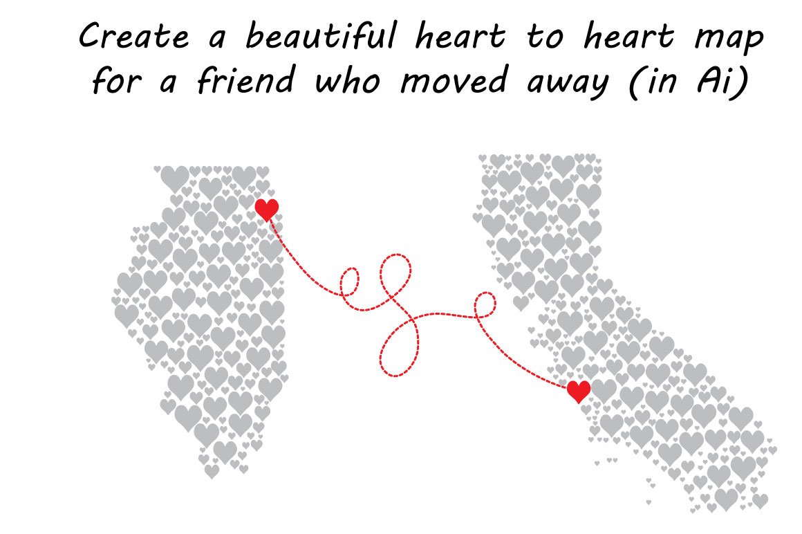 50 States Heart maps Bundle