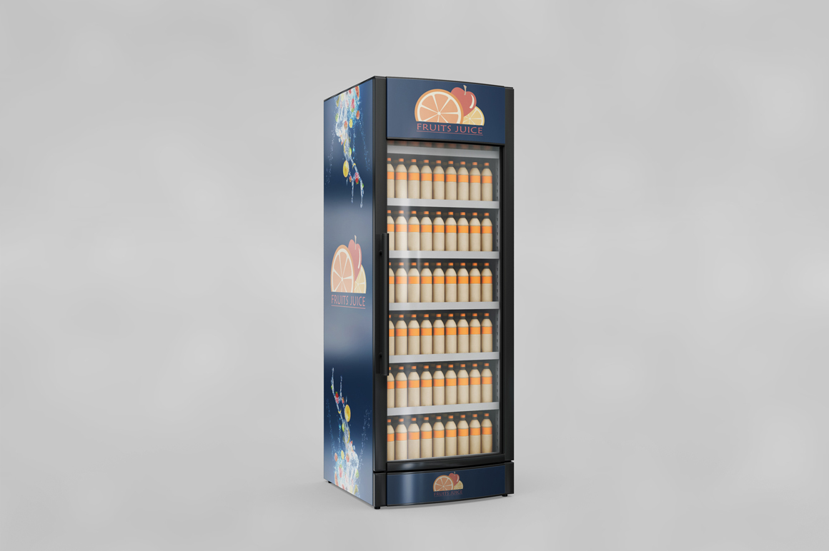 Refrigerator Mockup (35302) | Mock Ups | Design Bundles