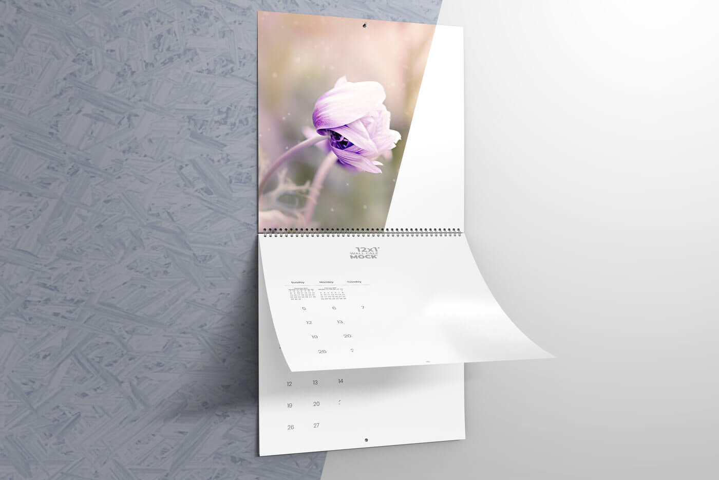 12x12 Wall Calendar Mockups