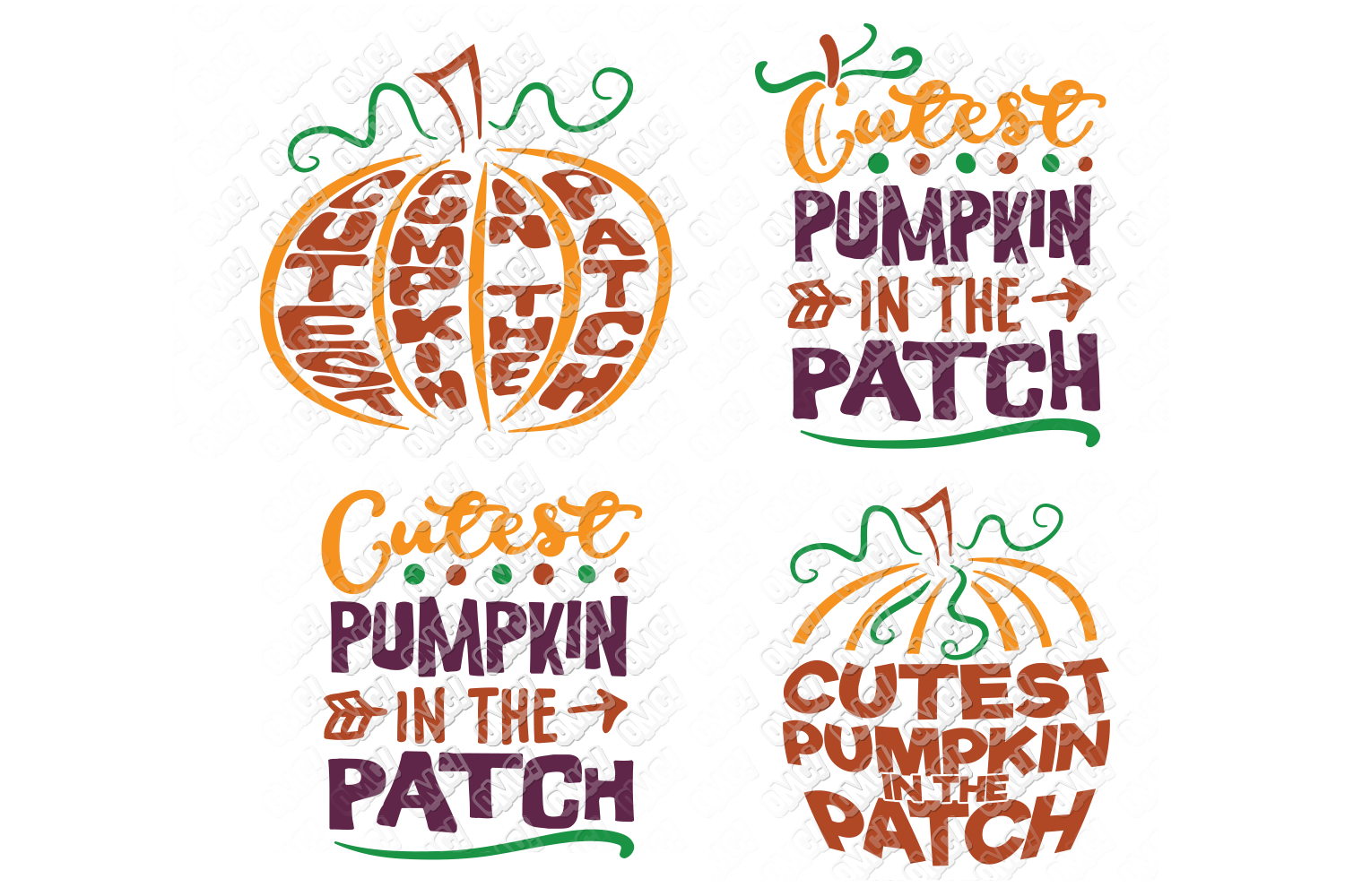 Cutest Pumpkin In The Patch SVG in SVG, DXF, PNG, EPS, JPEG (120199 ...