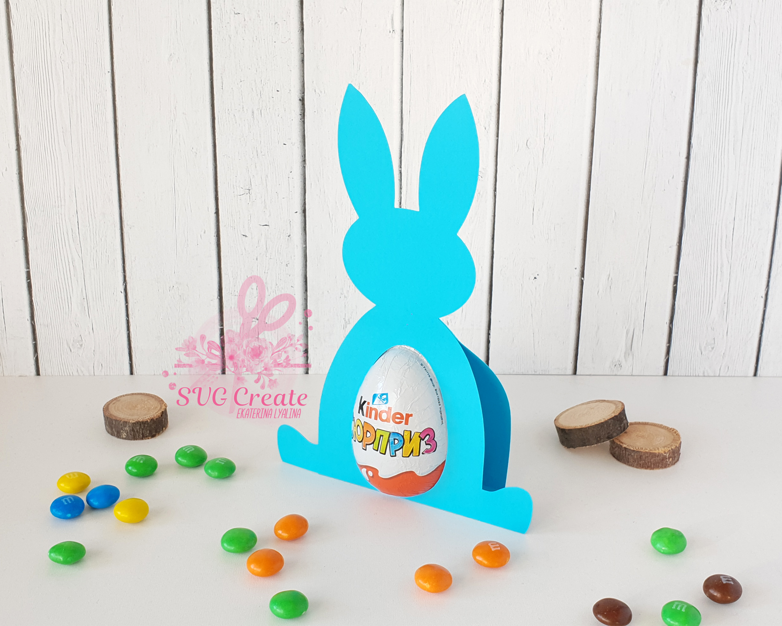 Kinder Surprise Egg Holder Svg Cutting File Template