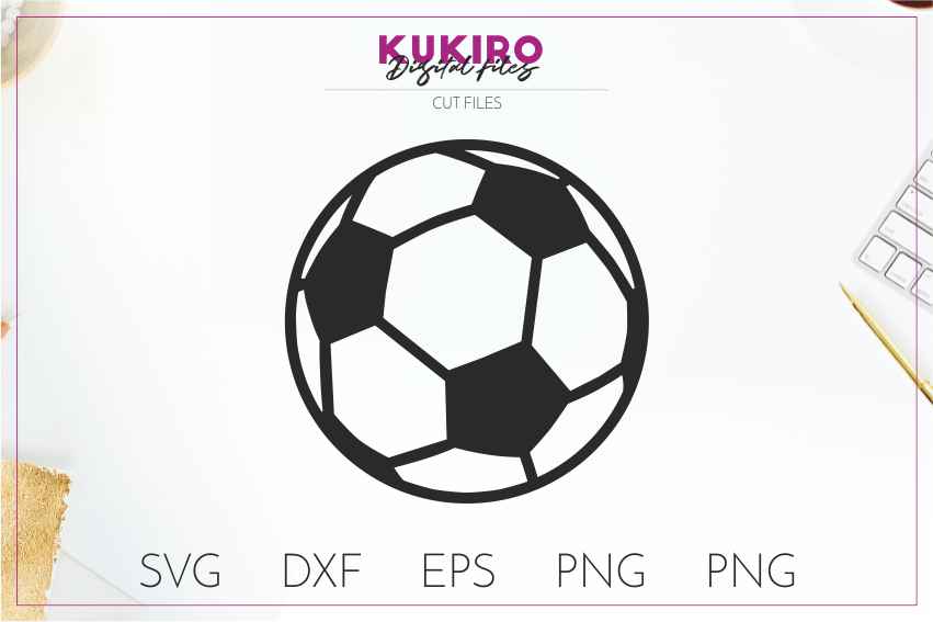 Soccer Ball - Cut file SVG DXF EPS PNG JPG (220837) | Cut Files ...