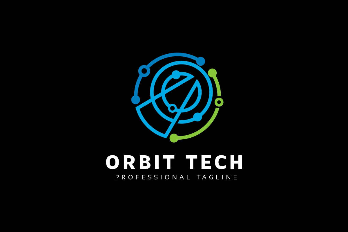 Orbit Tech Logo (531772) | Logos | Design Bundles