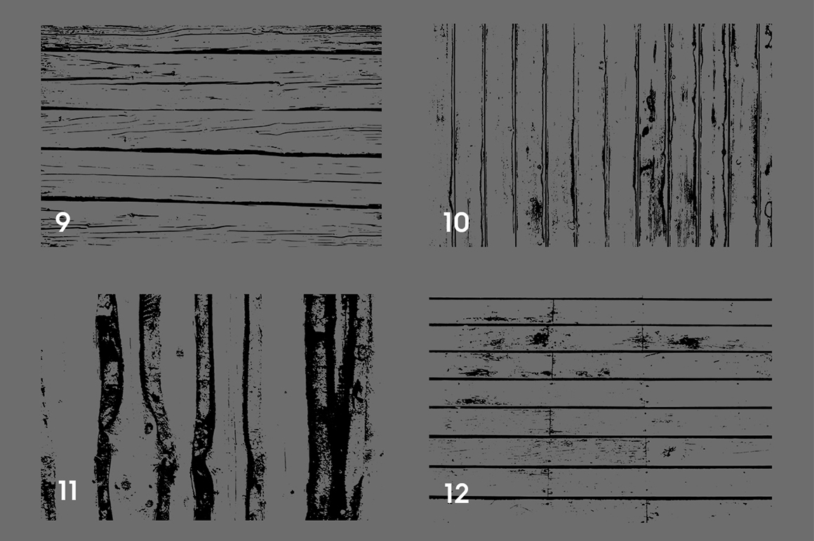 20 Weathered Wood Texture Overlays (110578) | Textures | Design Bundles