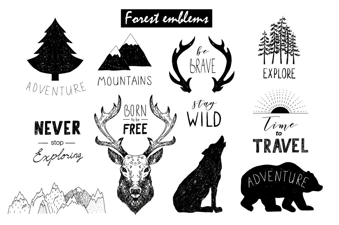 Wild Forest graphic pack