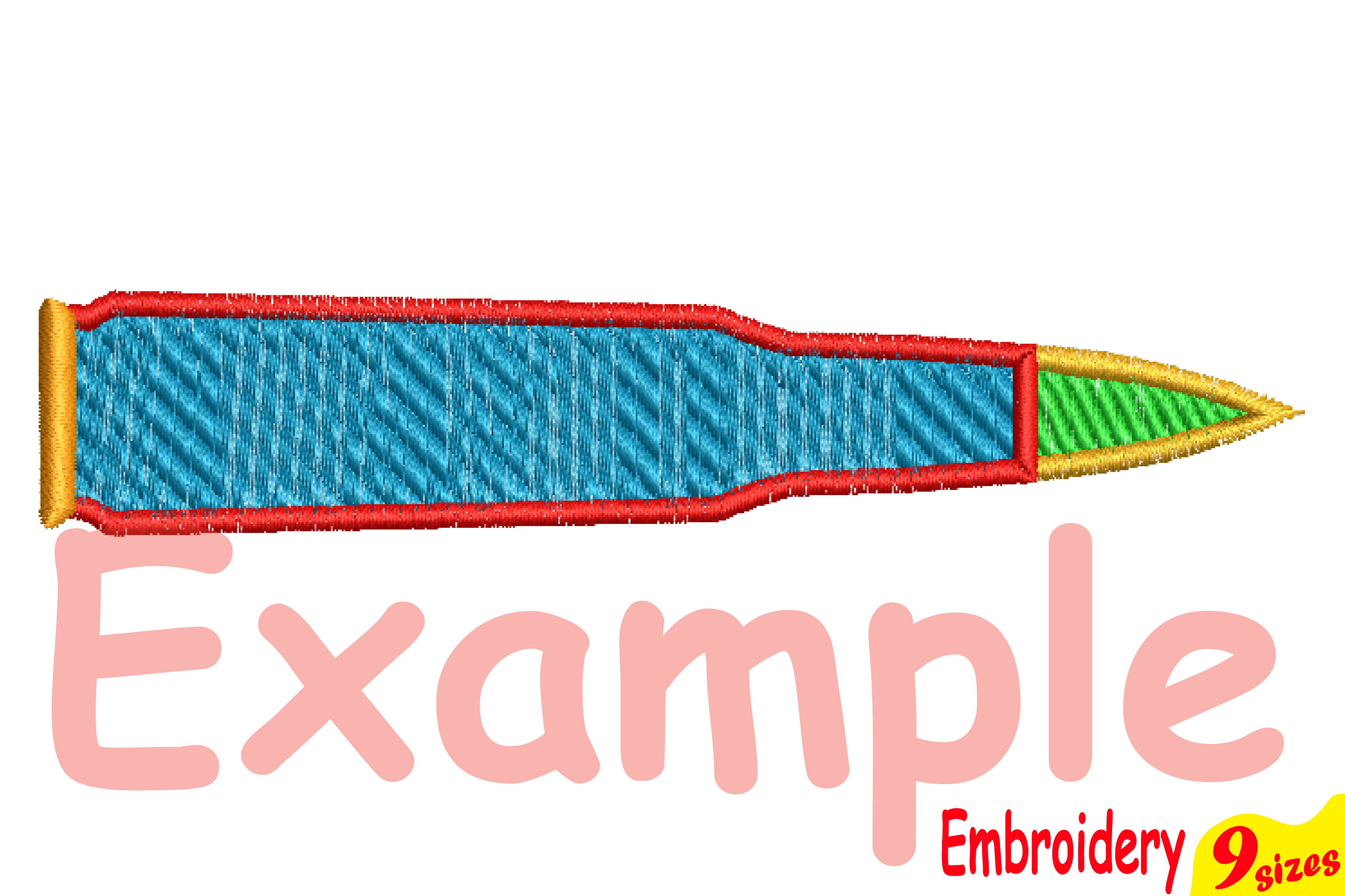 Guns & Bullet Embroidery Design Machine Instant Download Commercial Use ...