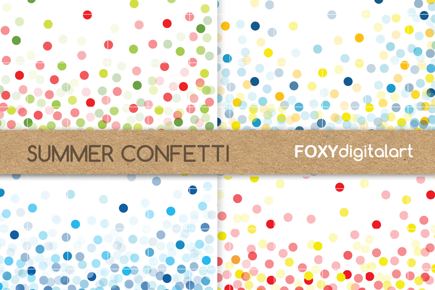 Confetti digital paper scrapbook diy wedding invitations (278754 ...