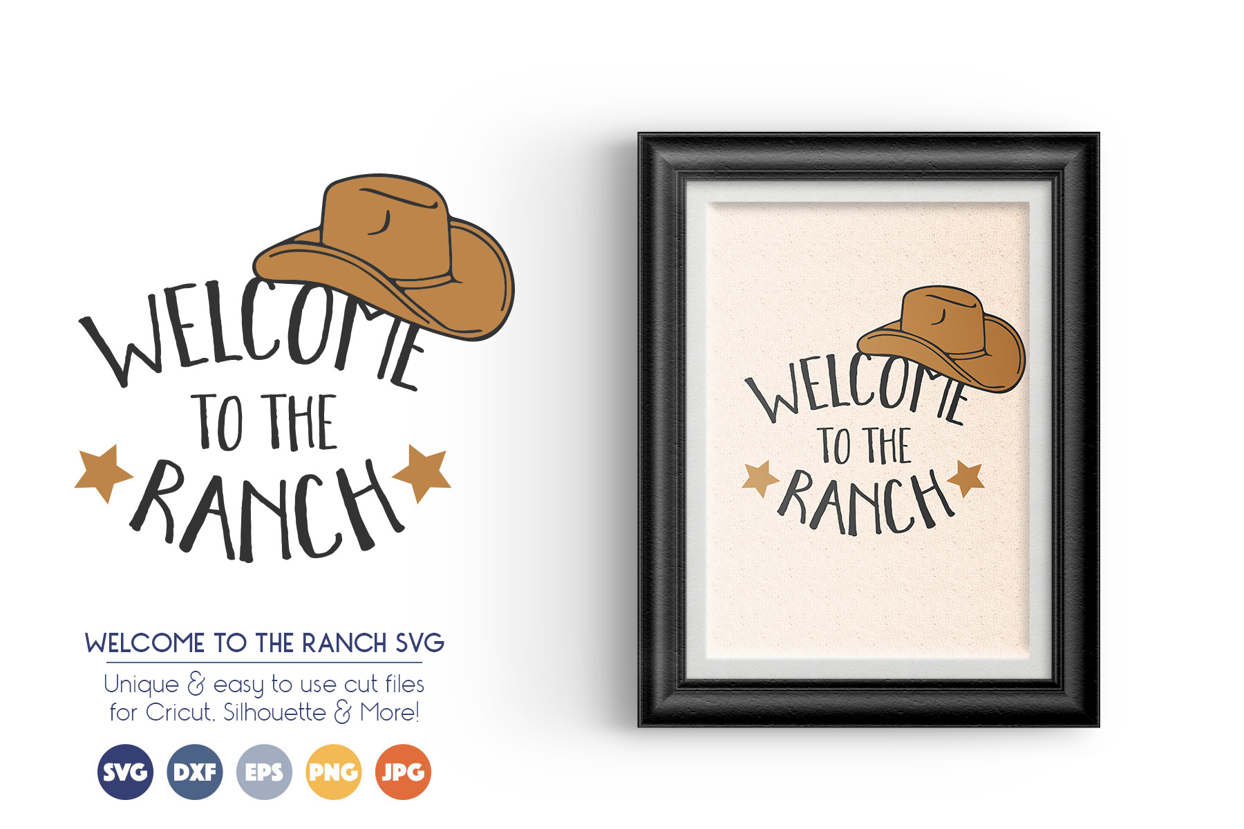 Welcome to the Ranch - Southern Country SVG Cut Files