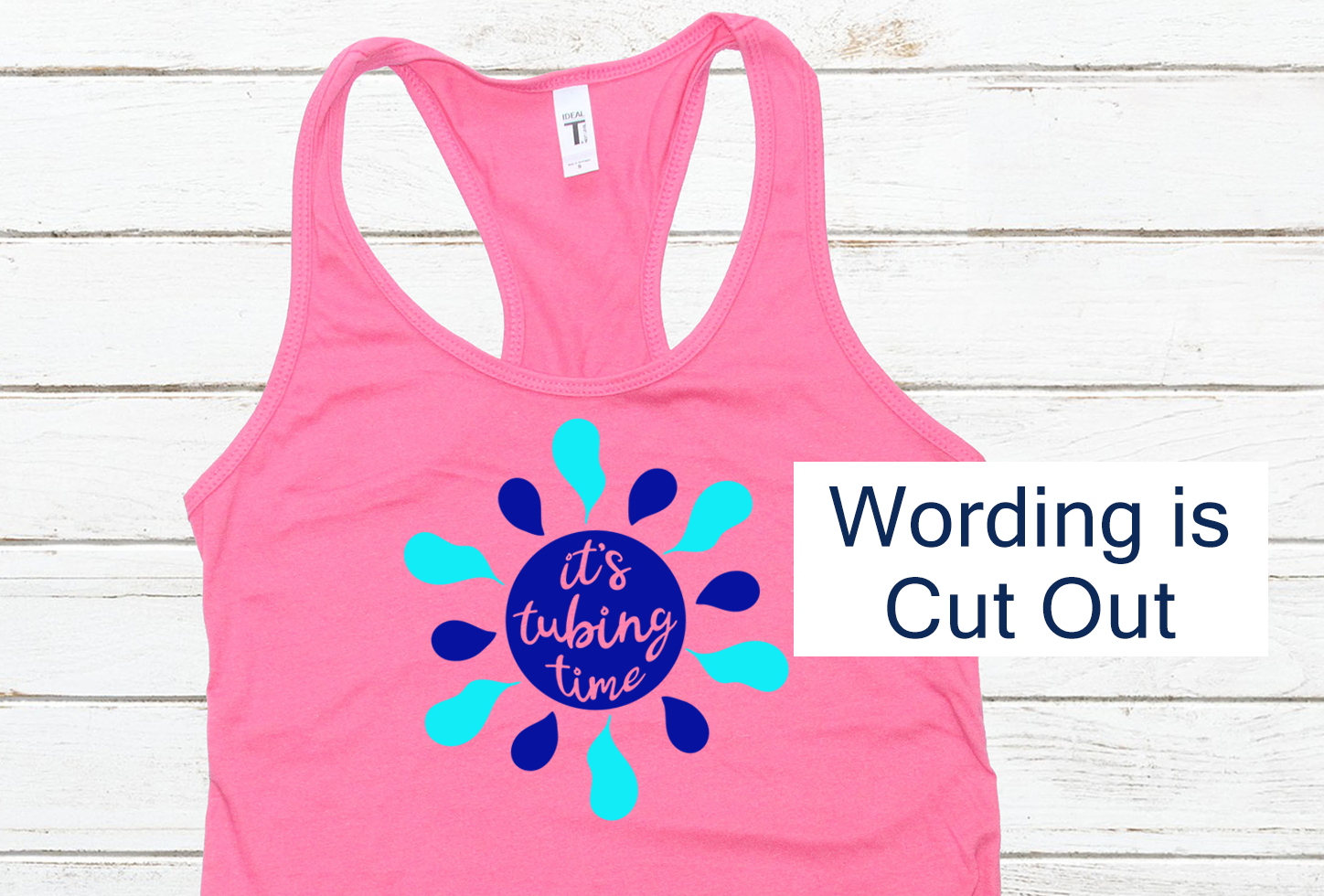 It's Tubing Time! A River Tubing SVG