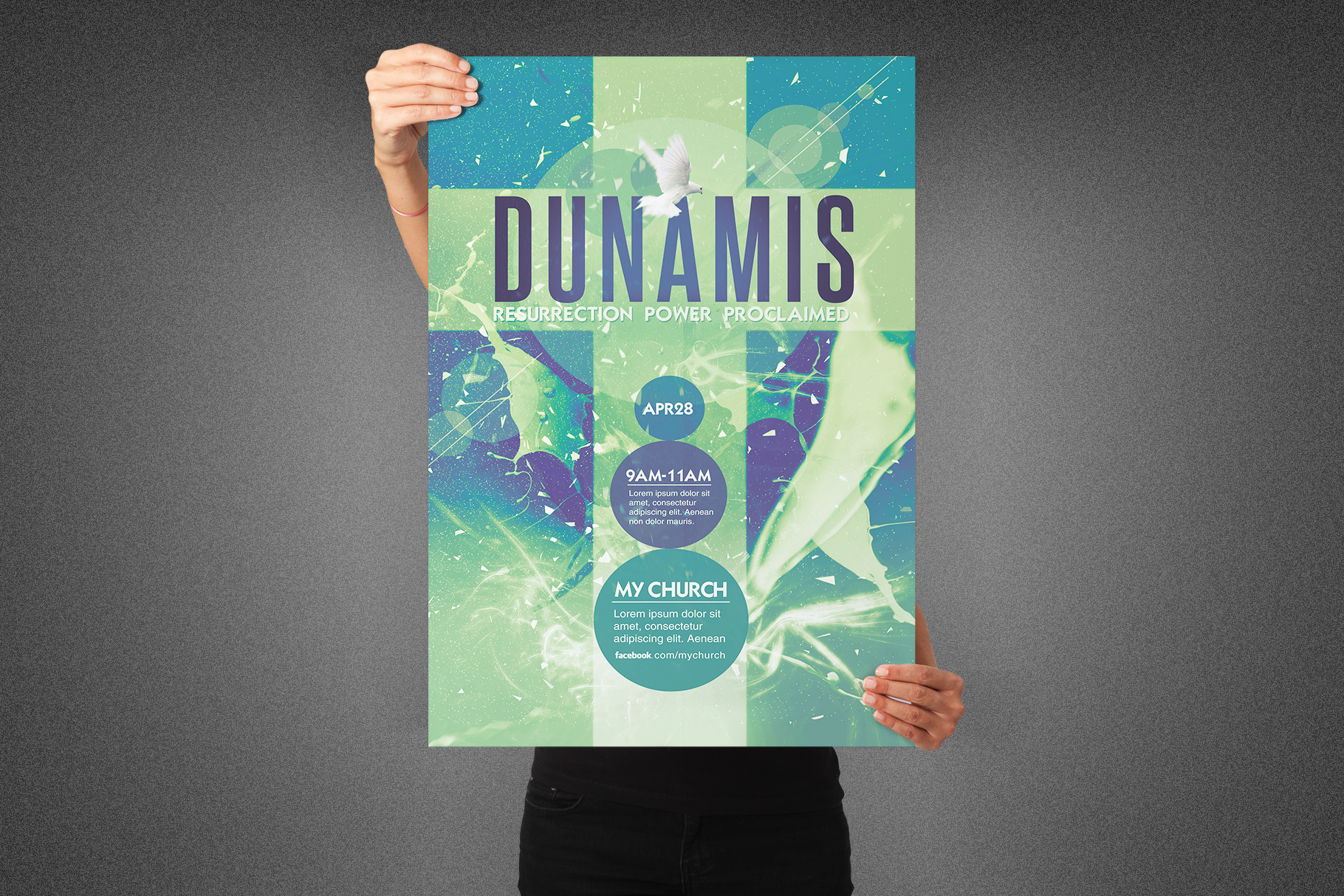 Dunamis Church Poster Template (302632) | Flyers | Design Bundles
